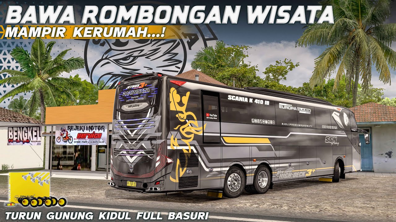 TRIP WISATA ‼️ Momen bus SGN Holiday tronton turun Gunung Kidul || Ets ...