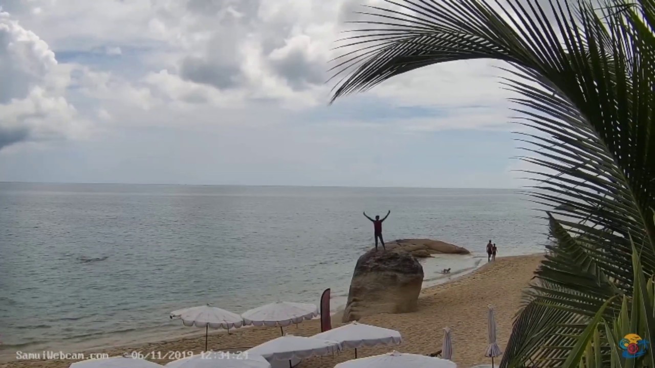Rock Waver New Beach Cam! ... Baobab, Lamai Beach, Koh Samui, Thailand ...