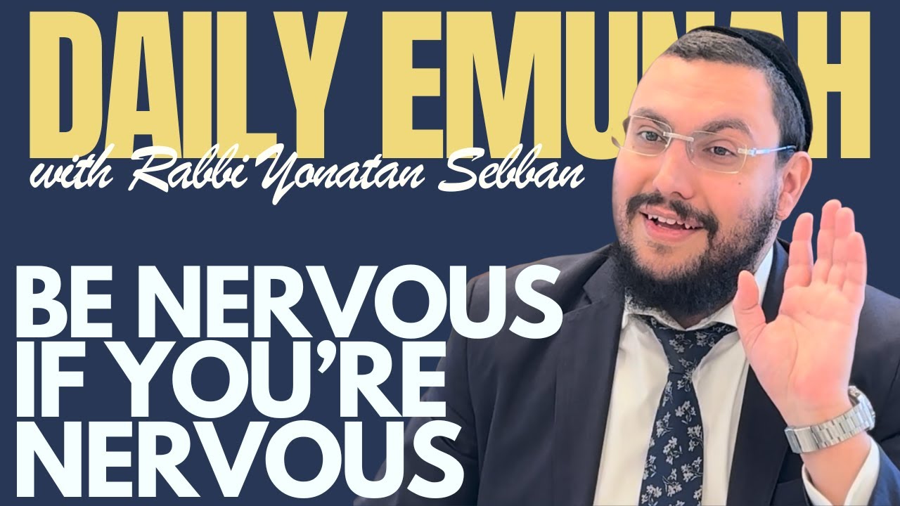 Simcha is the Test — Fear is the Warning | Rabbi Yonatan Sebban | Daily ...