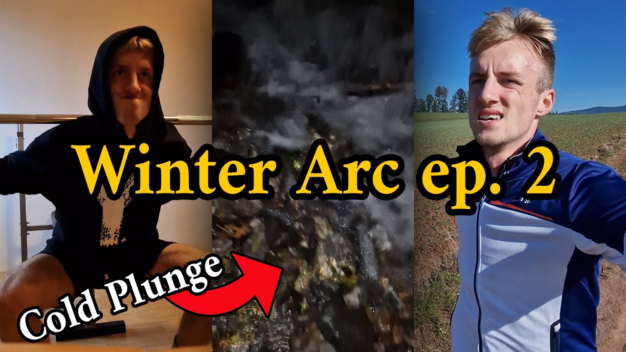 Winter Arc ep. 2 (12km Run, Gym, Cold Plunge, Supplements) - YouTube