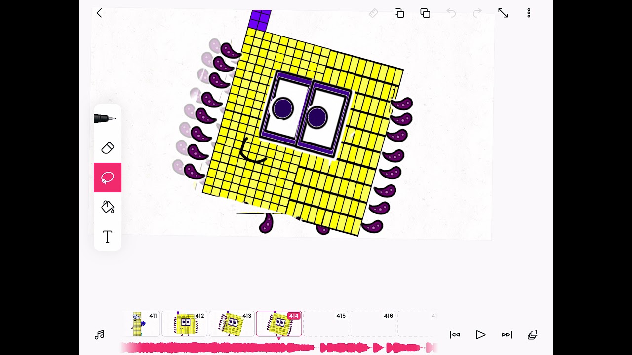 I makeing number blocks band 301-310 I make 311-320 - YouTube