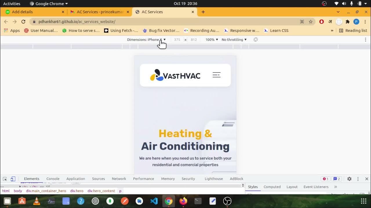 Responsive Landing Page - HTML CSS Javascript | 2021 | #upwork - YouTube