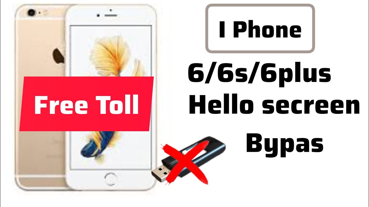 iPhone 6 Plus hello screen bypass free Toll😱iphone 5S /6 /6 plus hello ...