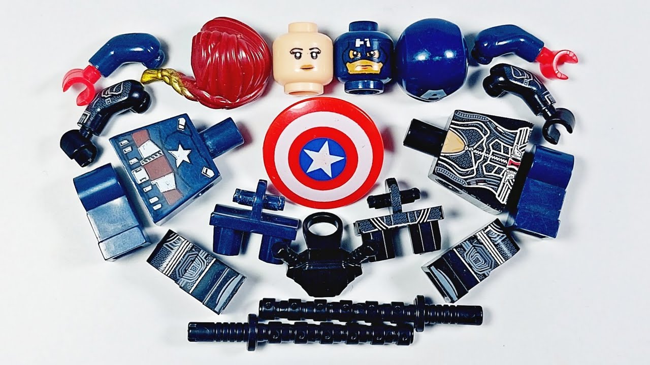 Lego Captain America Vs Lego Woman Thunder Build Lego Youtube