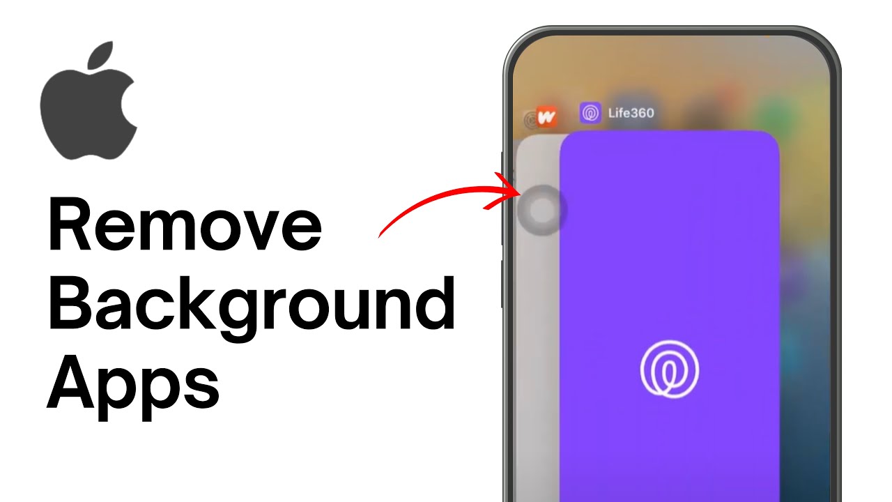 How to Remove Background Apps on iPhone - YouTube