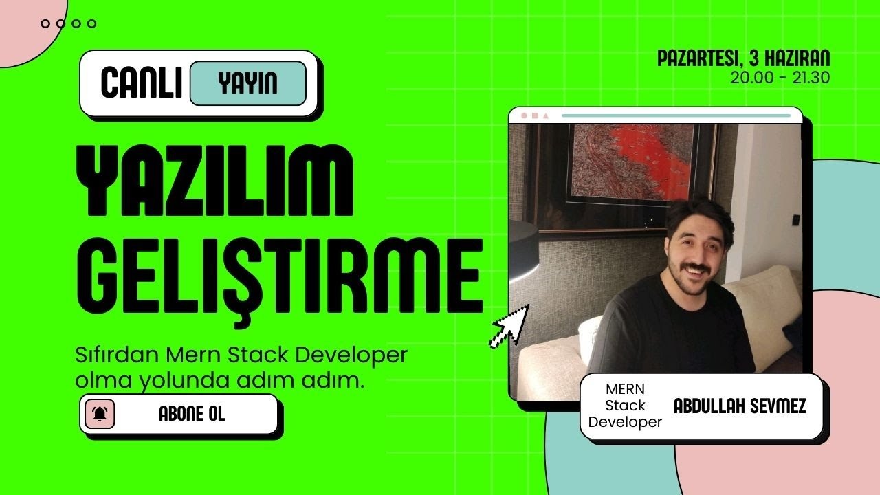 Sıfırdan MERN Stack Geliştirici Olmak - HTML Extra Markups - YouTube