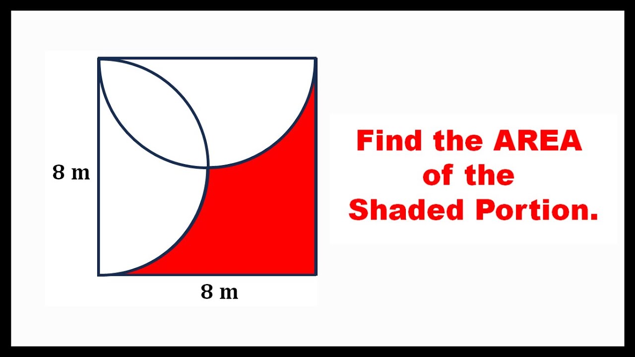 ENGINEERING REVIEW || FIND THE AREA OF THE SHADED PORTION - YouTube