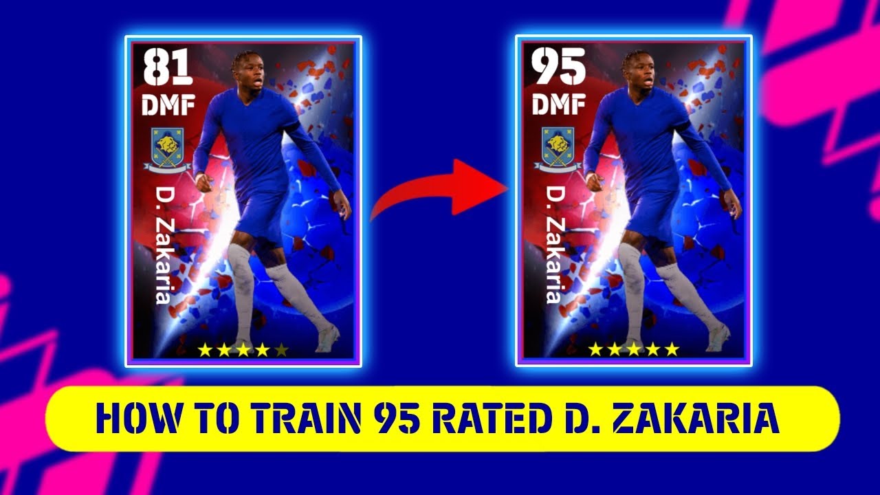 How To Train 95 Rated D. Zakaria in eFootball 2023 - YouTube