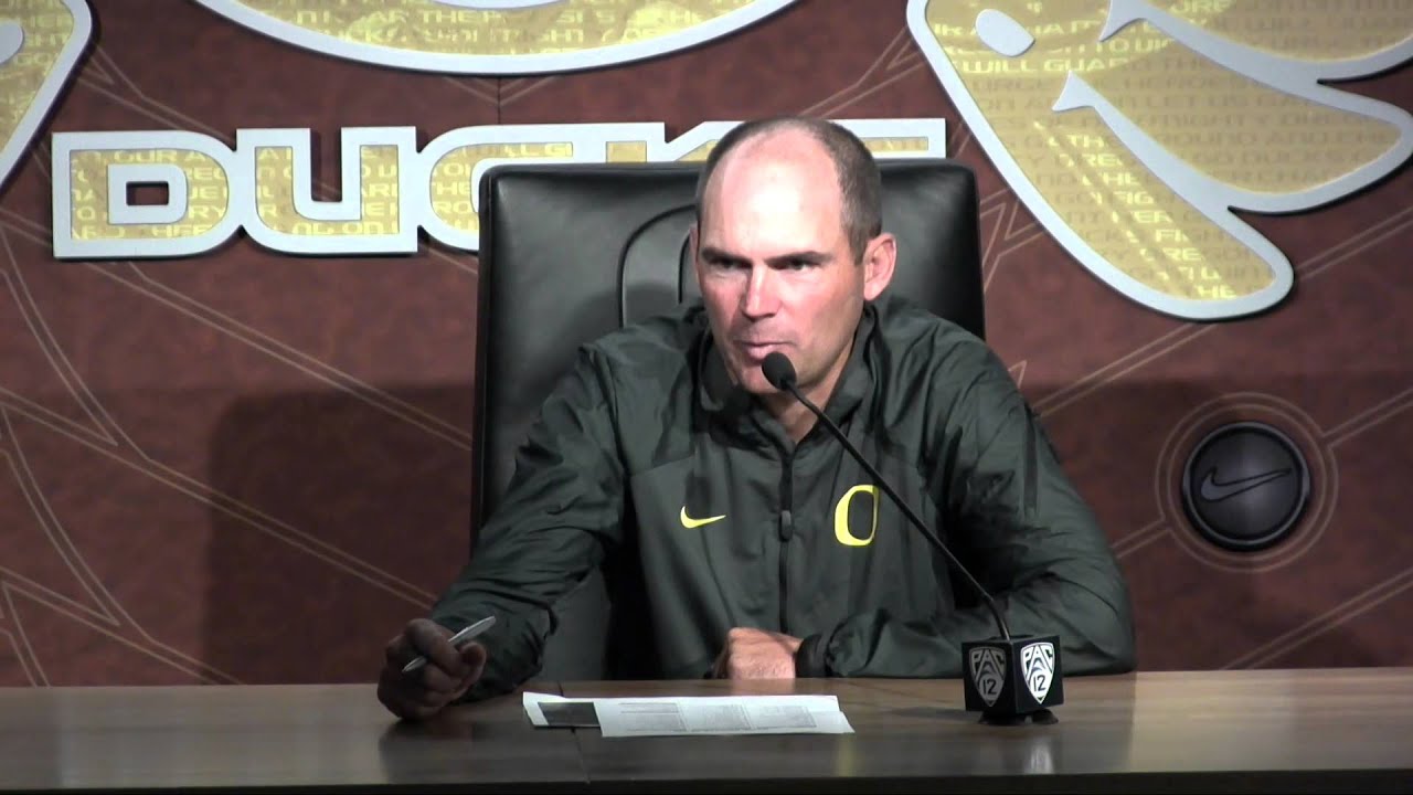 TUESDAY BRIEFING: Coach Mark Helfrich Talks Utah - YouTube