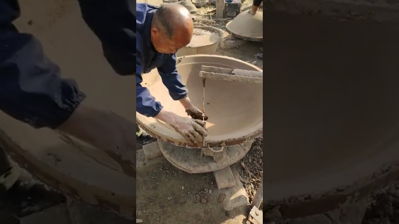 Aluminum pot mold making process - YouTube