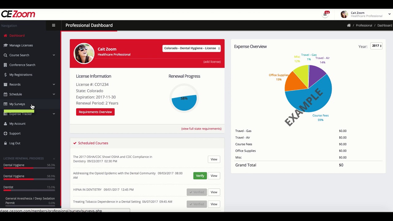 How to Verify and Complete a Survey on CE Zoom - YouTube