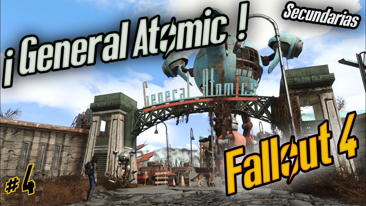 ¡GENERAL ATOMIC EN FALLOUT 4! Encontramos un Parque de robots ...
