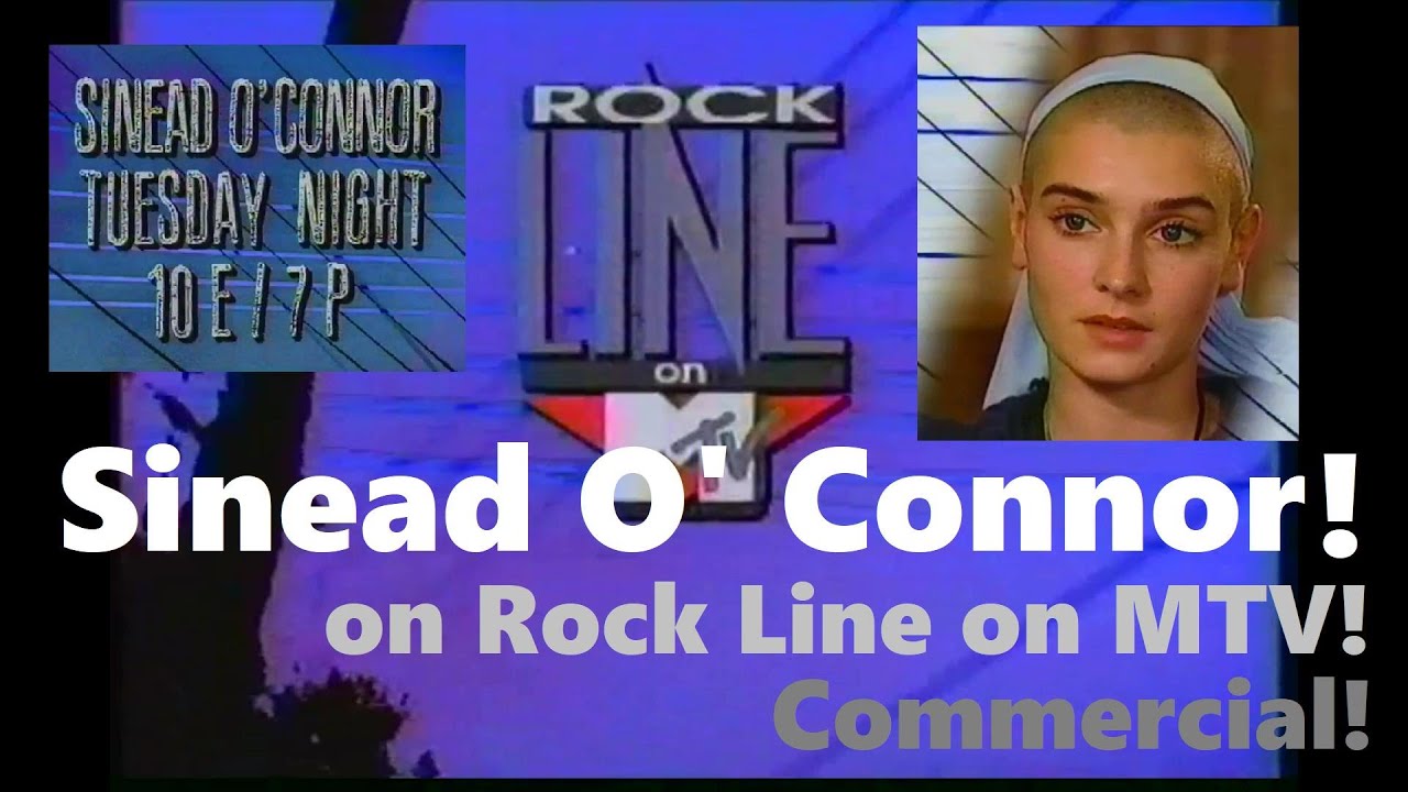 Sinead O'Connor! on Rock Line on MTV! Commercial! - YouTube