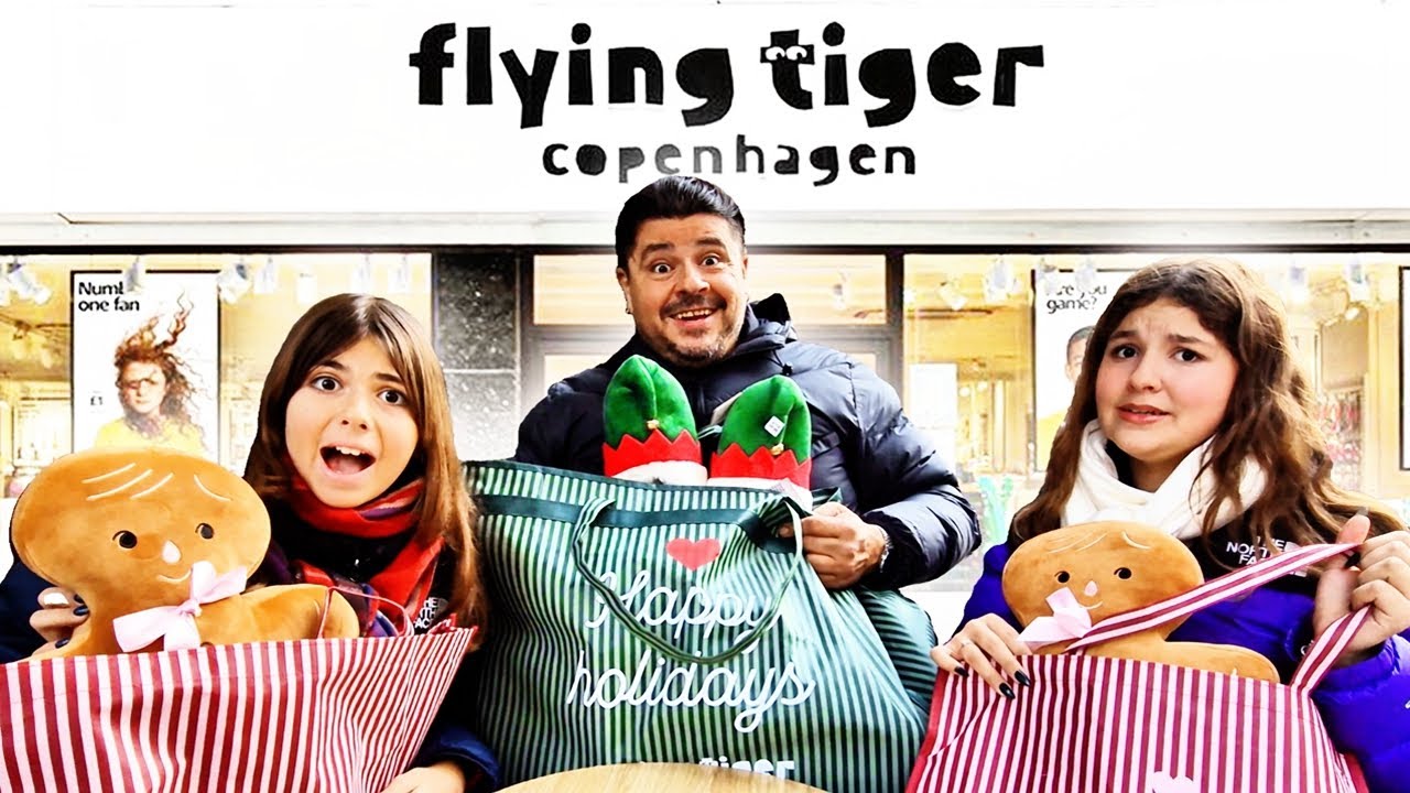 5 × 5 CHRISTMAS CHALLENGE στο FLYING TIGER COPENHAGEN !!! - YouTube