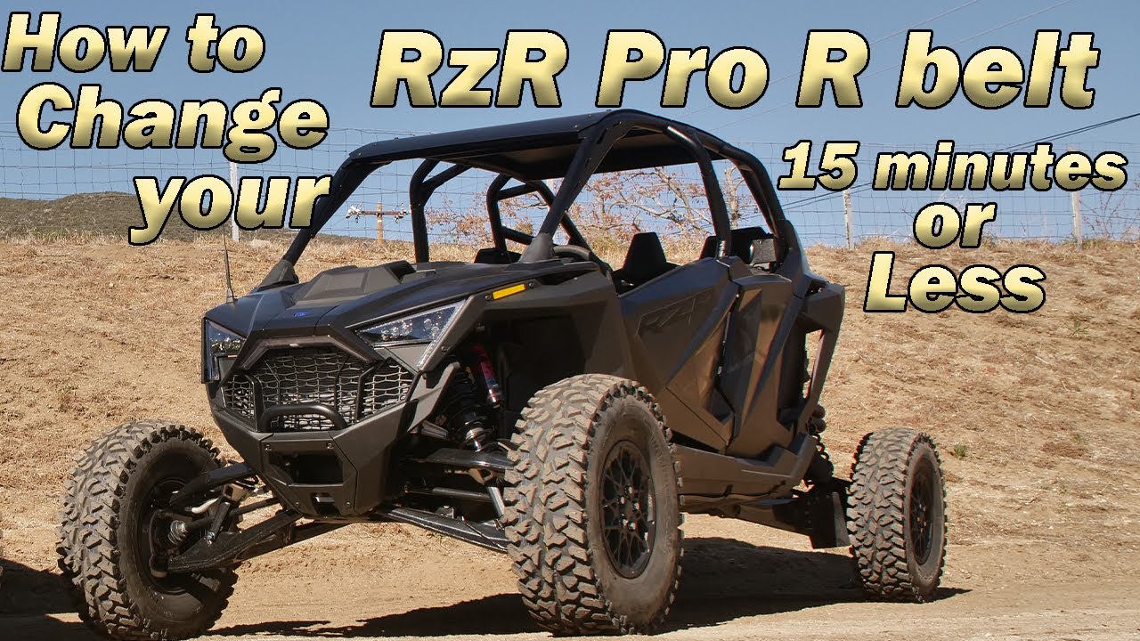 How to Change a Belt - Polaris RzR Pro R 2022 - UTV Action Magazine ...