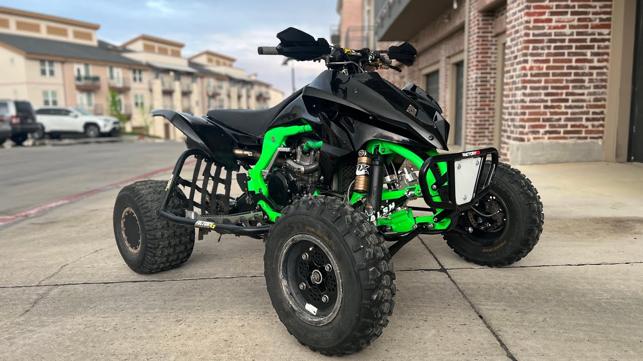 Built KFX450 walk around (raw video) - YouTube