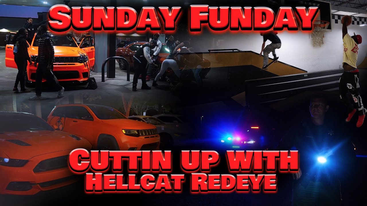 CUTTIN UP WITH A HELLCAT REDEYE…SUNDAY FUNDAY - YouTube