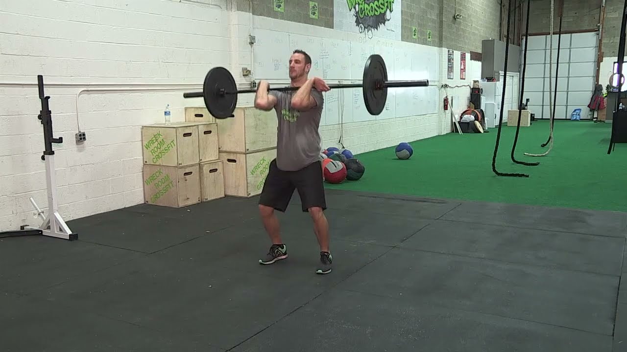 Hang Squat Clean Thruster (Hang Cluster) - YouTube