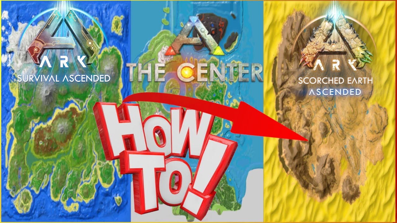 How to Cluster ARK The Center Servers - YouTube
