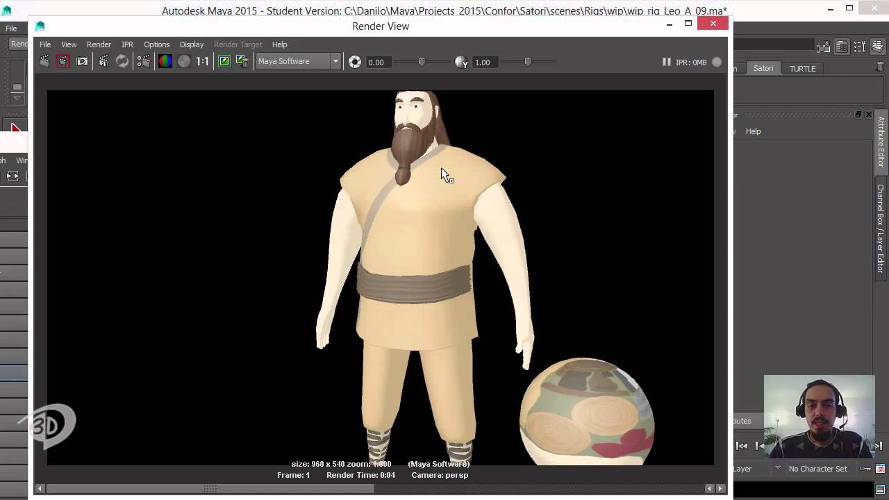 62 - Render - Rig Shading - Tutorial Personagem 3D - Maya - YouTube