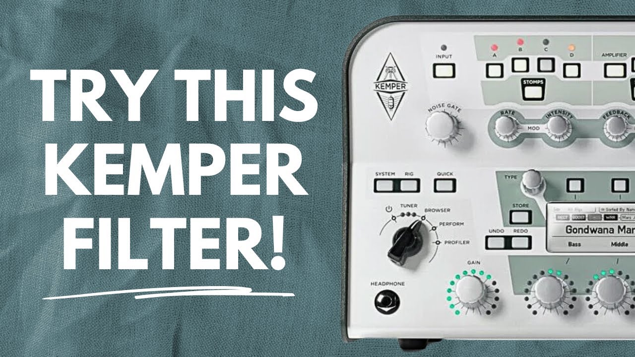 MUST TRY Kemper Filter Effect! - YouTube