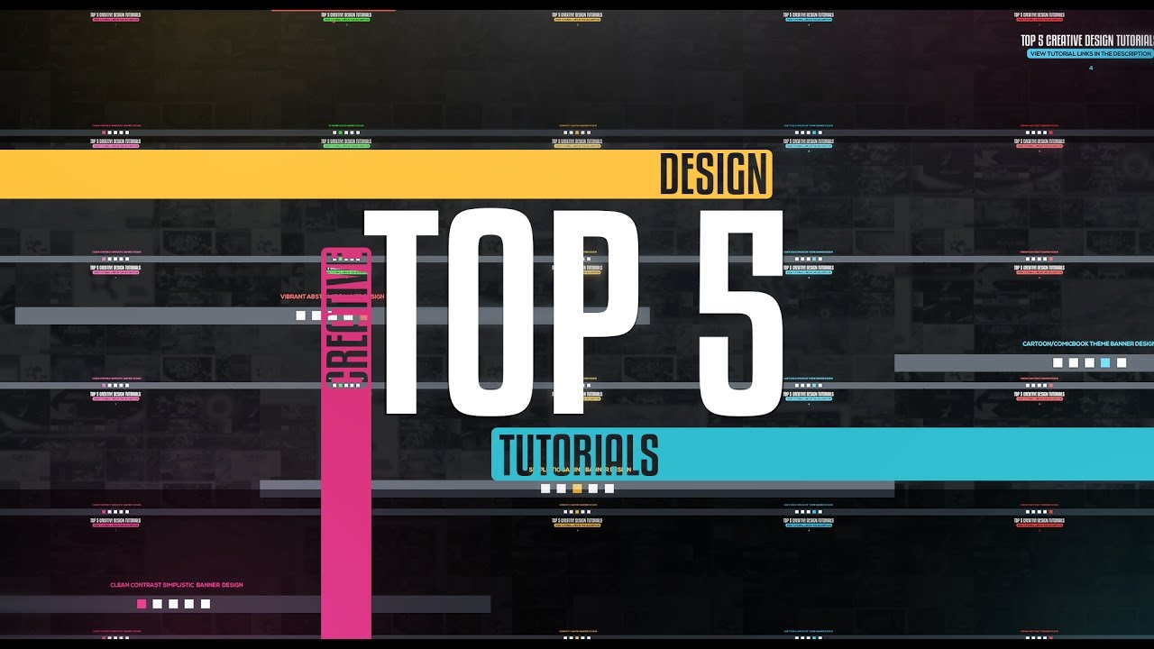 Top 5: Creative Design Tutorials - YouTube