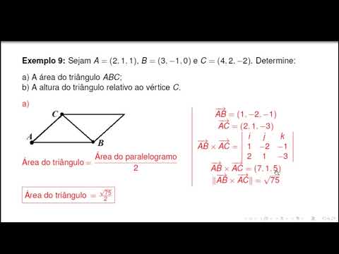 Álgebra Vetorial e Geometria Analítica - aula 13 - Produto Vetorial ...