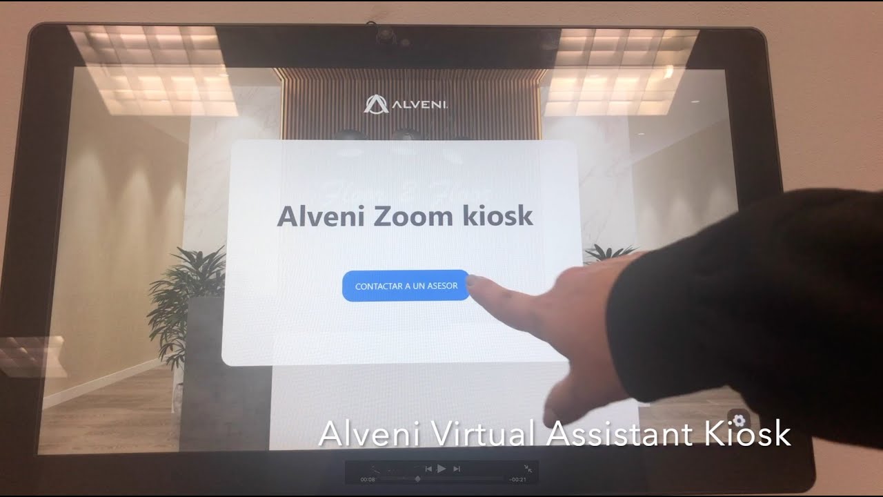 Alveni Remote video assistance kiosk - YouTube