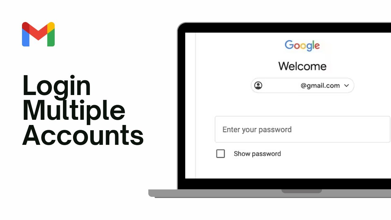 How to Login Multiple Gmail Accounts on PC or Laptop PC (2024) - YouTube