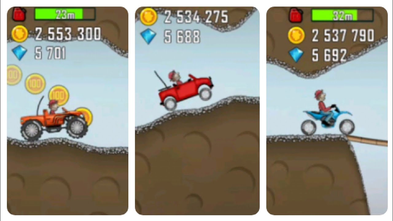 Hill Climb Racing - Cave - Hill Climber - Motocross Bike - Monster ...