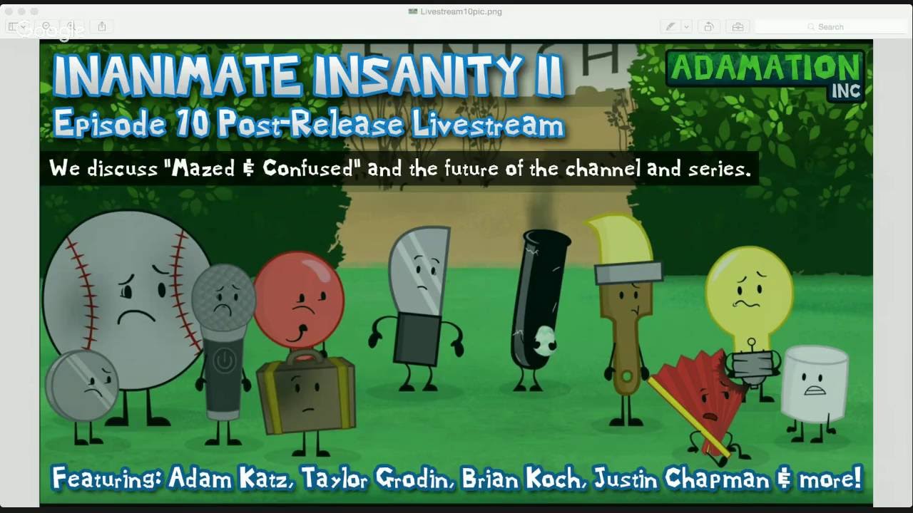 Inanimate Insanity II - Ep. 10 Post-Release Livestream [June 2016 ...