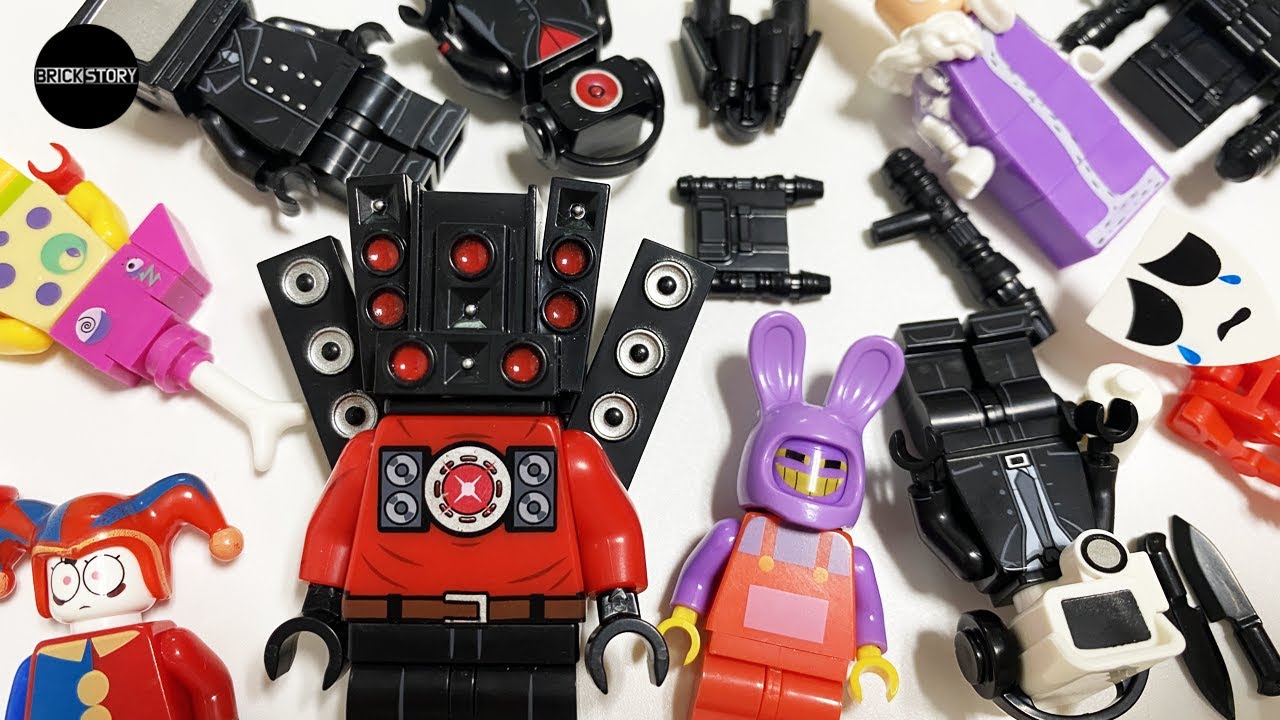 LEGO Skibidi Toilet | Titan Speakerman | Cameraman | Pomni | Caine ...