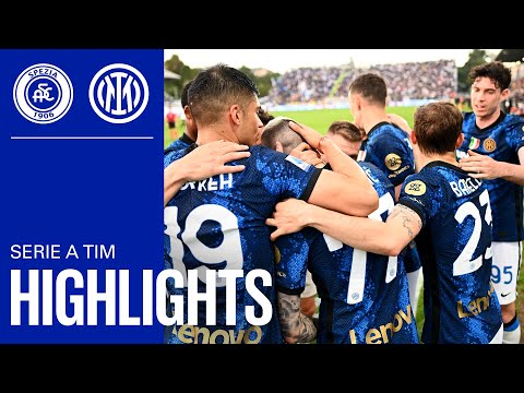 SPEZIA 1-3 INTER 🤩❤️ | HIGHLIGHTS | SERIE A 21/22 ⚫🔵