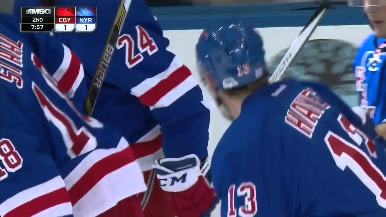 Flames @ Rangers Highlights 10/25/15 - YouTube