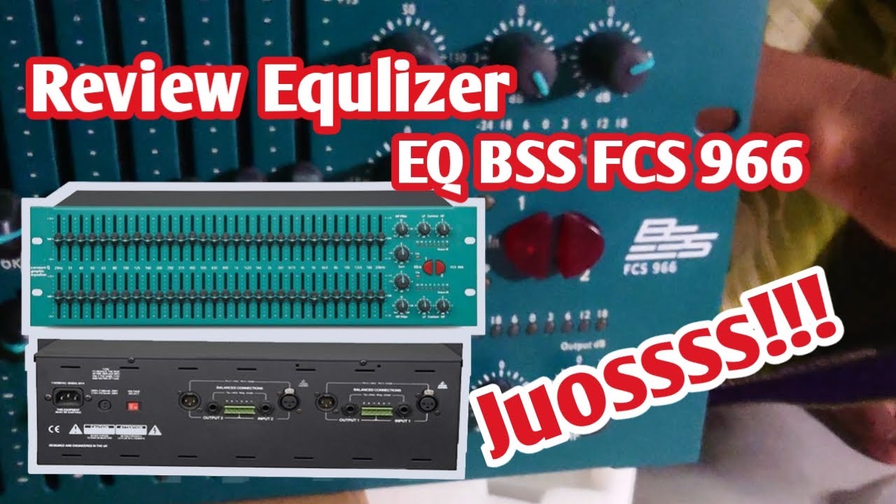 Review Equalizer BSS FCS 966 - YouTube