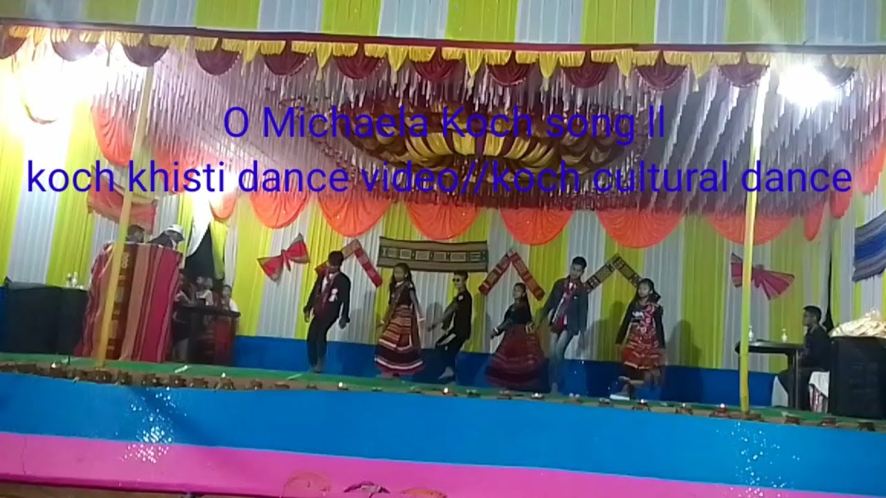 O Michaela Koch song ll koch khisti dance video//koch cultural dance ...
