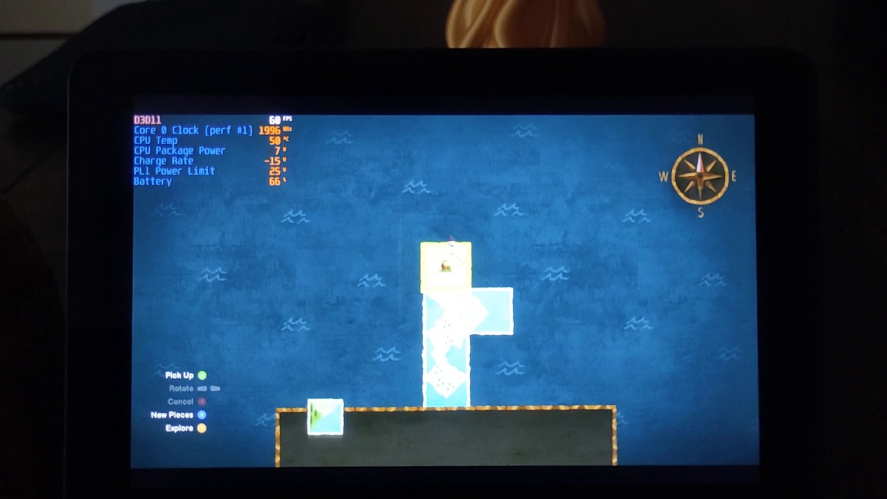 GPD Win Max - Carto (On-Screen Performance Display) - YouTube