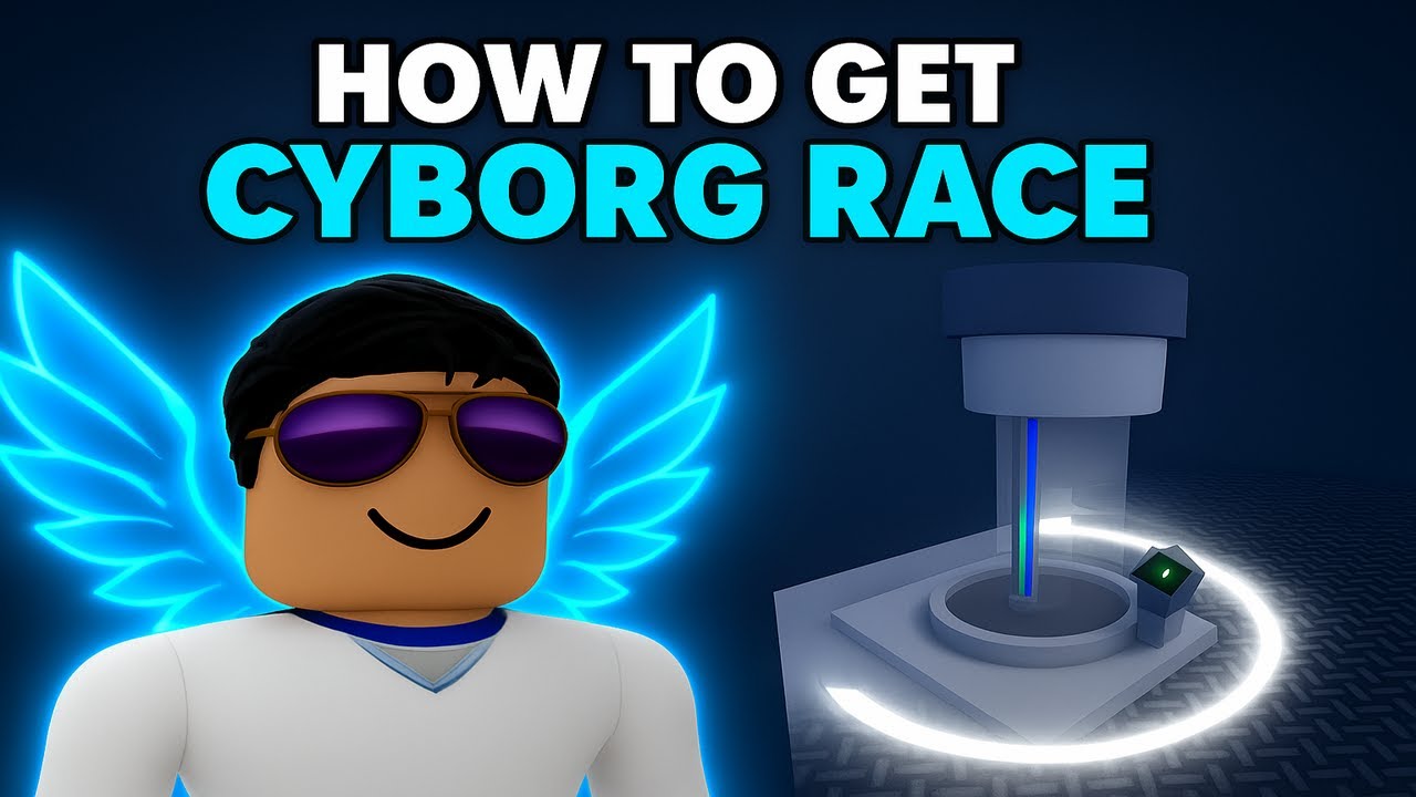 How to get the Cyborg Race - Roblox Blox Fruits - YouTube
