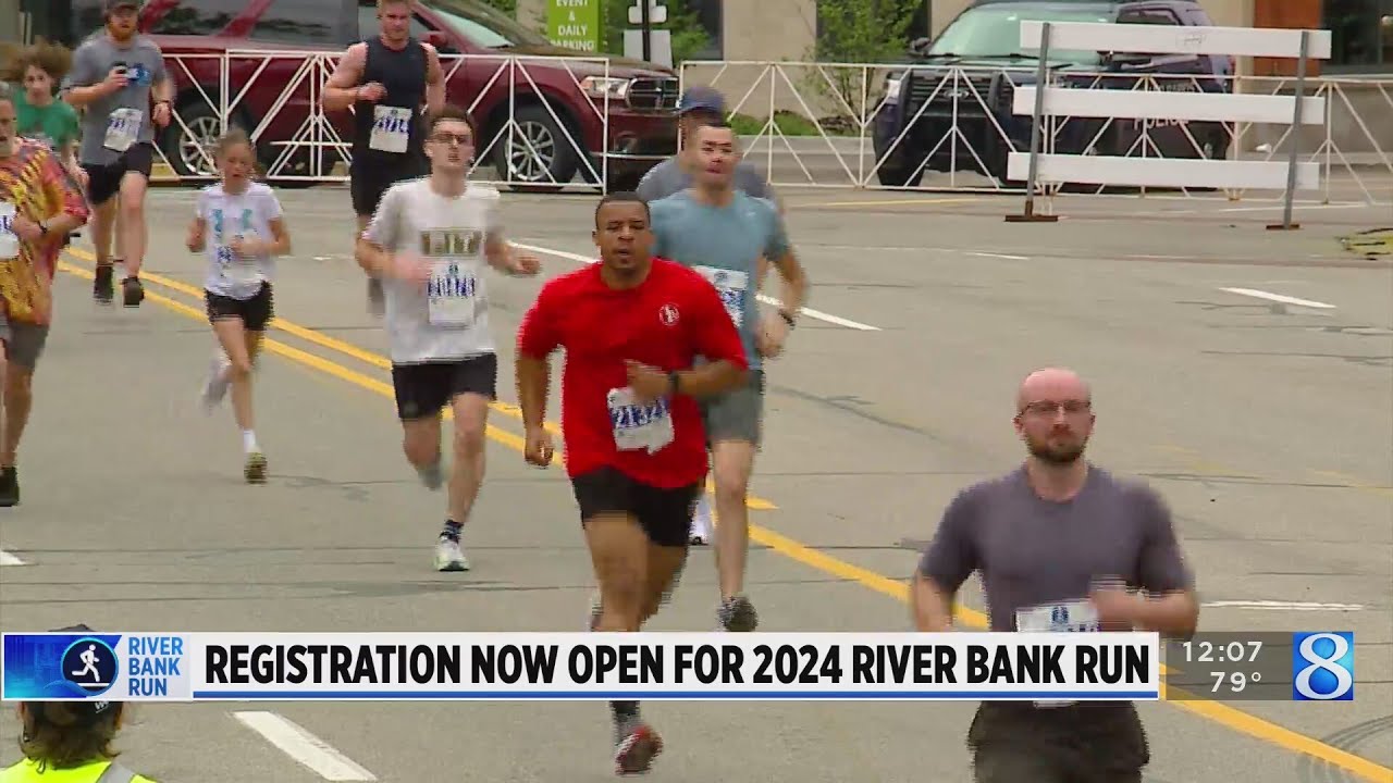 Registration now open for 2024 River Bank Run - YouTube