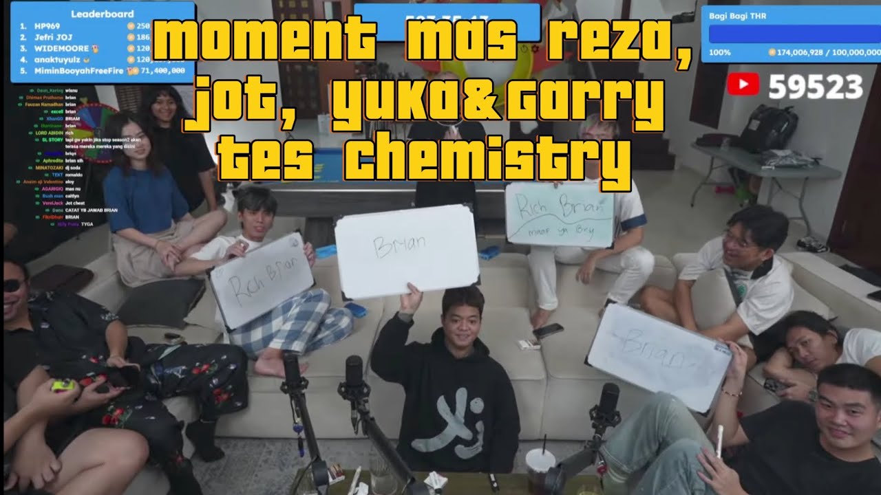 Adu chemistry aa4clan🤣🤣 #marapthon2 #yb #tierison #yukatheo #garryang ...