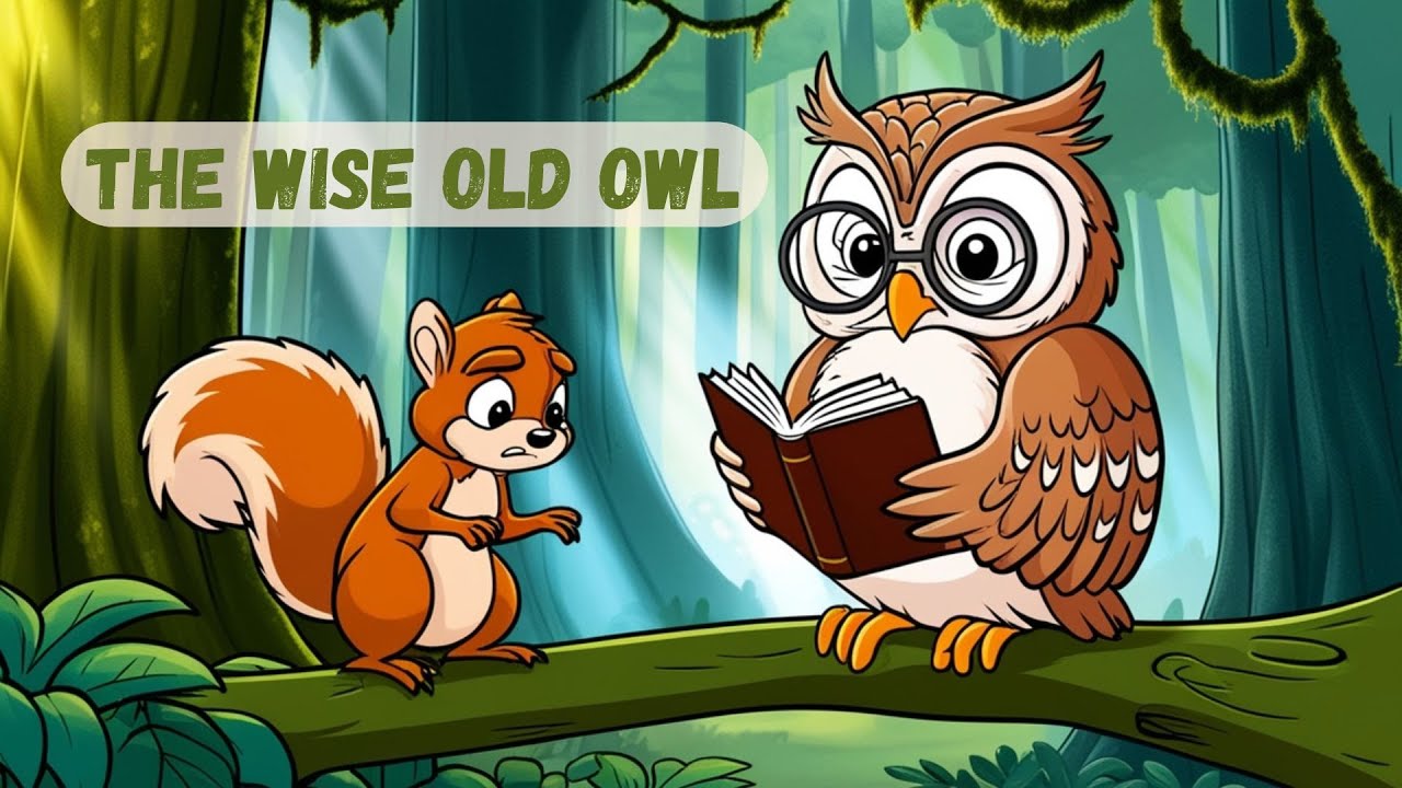 [09] The Wise Old Owl | Cartoon | Kids Story | Moral Story ...