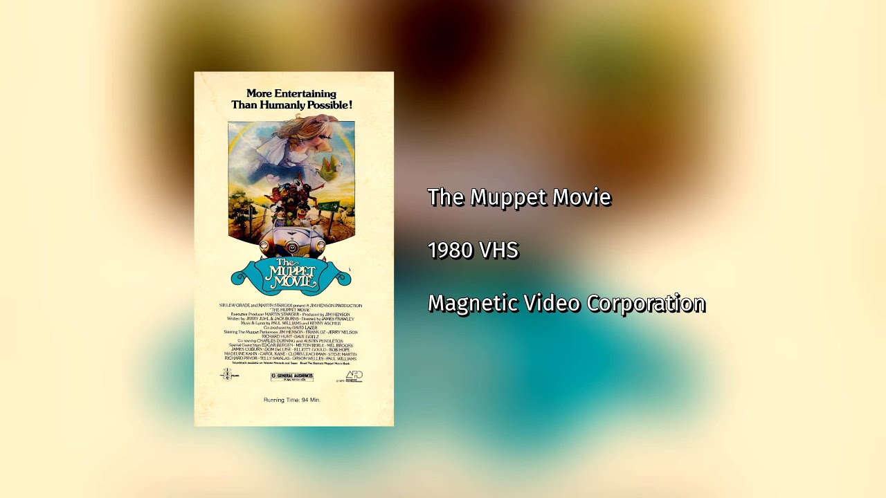Opening and Closing to The Muppet Movie 1980 VHS - YouTube
