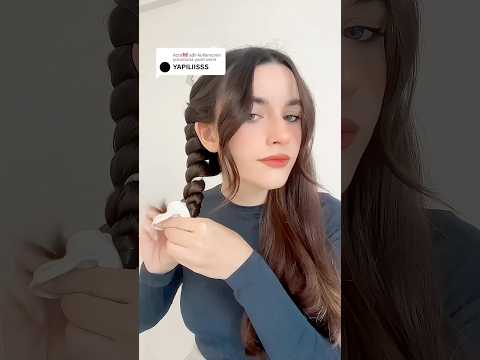 Heatless curls tutorial / çorapla ısısız saç şekillendirme #hairstyle #heatlesswaves #hairtutorial