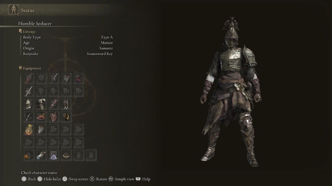 ELDEN RING Outfit #349 (The Lost Knight) - YouTube