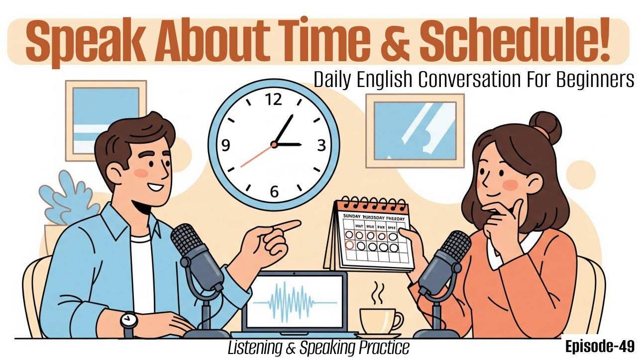 How to Tell Time and Talk About Schedules in English | Speak English ...