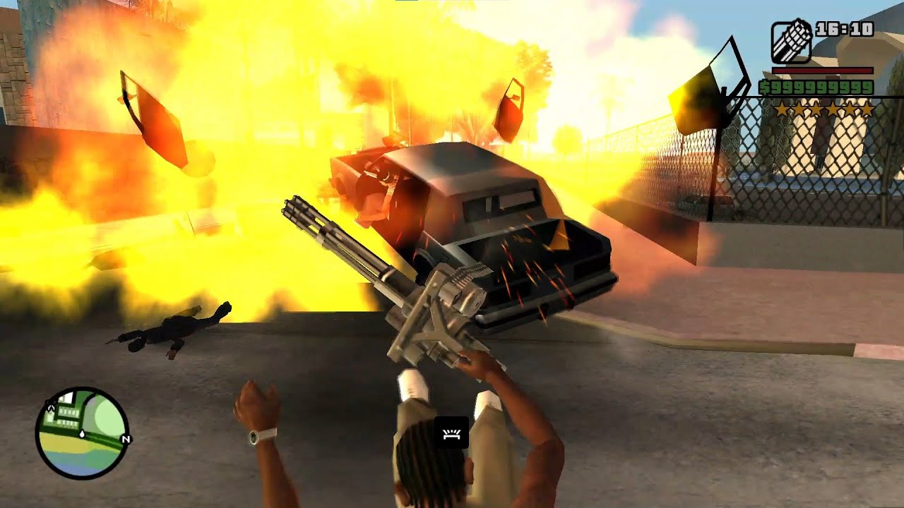 GTA SAN ANDREAS - CJ fights back as police strikes and the military ...