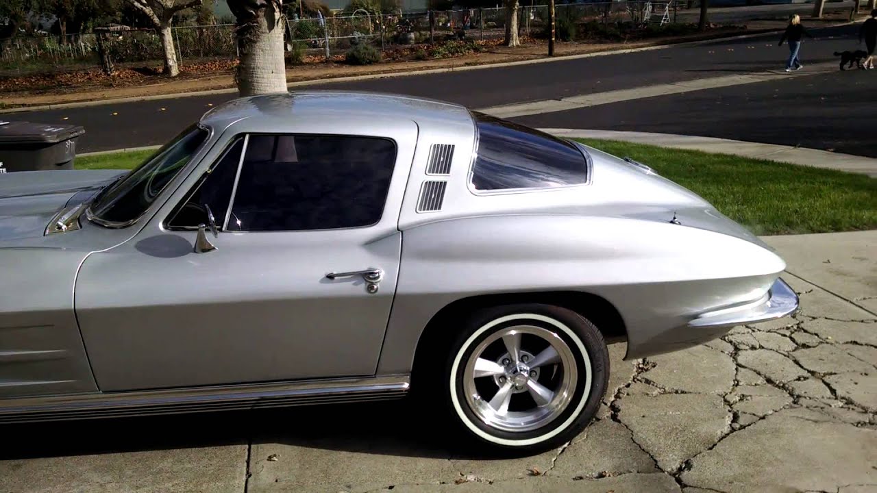 1964 Corvette C2 silber walkaround by californiaimport - YouTube