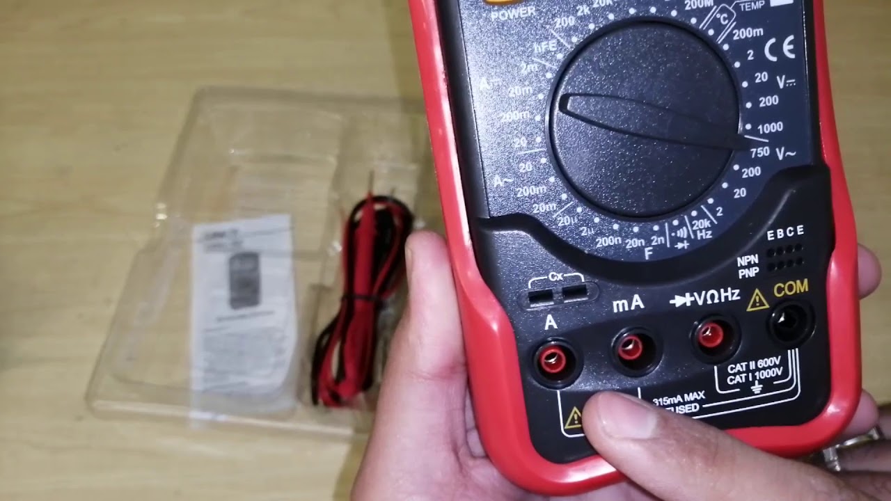 DMM (Digital multimeter) detailed information or how to use DMM - YouTube
