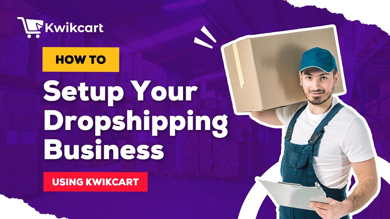 How to setup your own Dropshipping Business using Kwikcart - YouTube