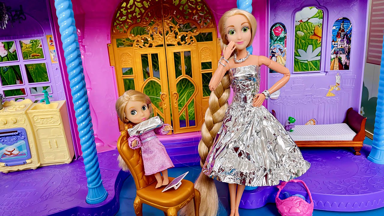 Hindi Urdu story of rapunzel doll, anna elsa dolls, disney princess ...